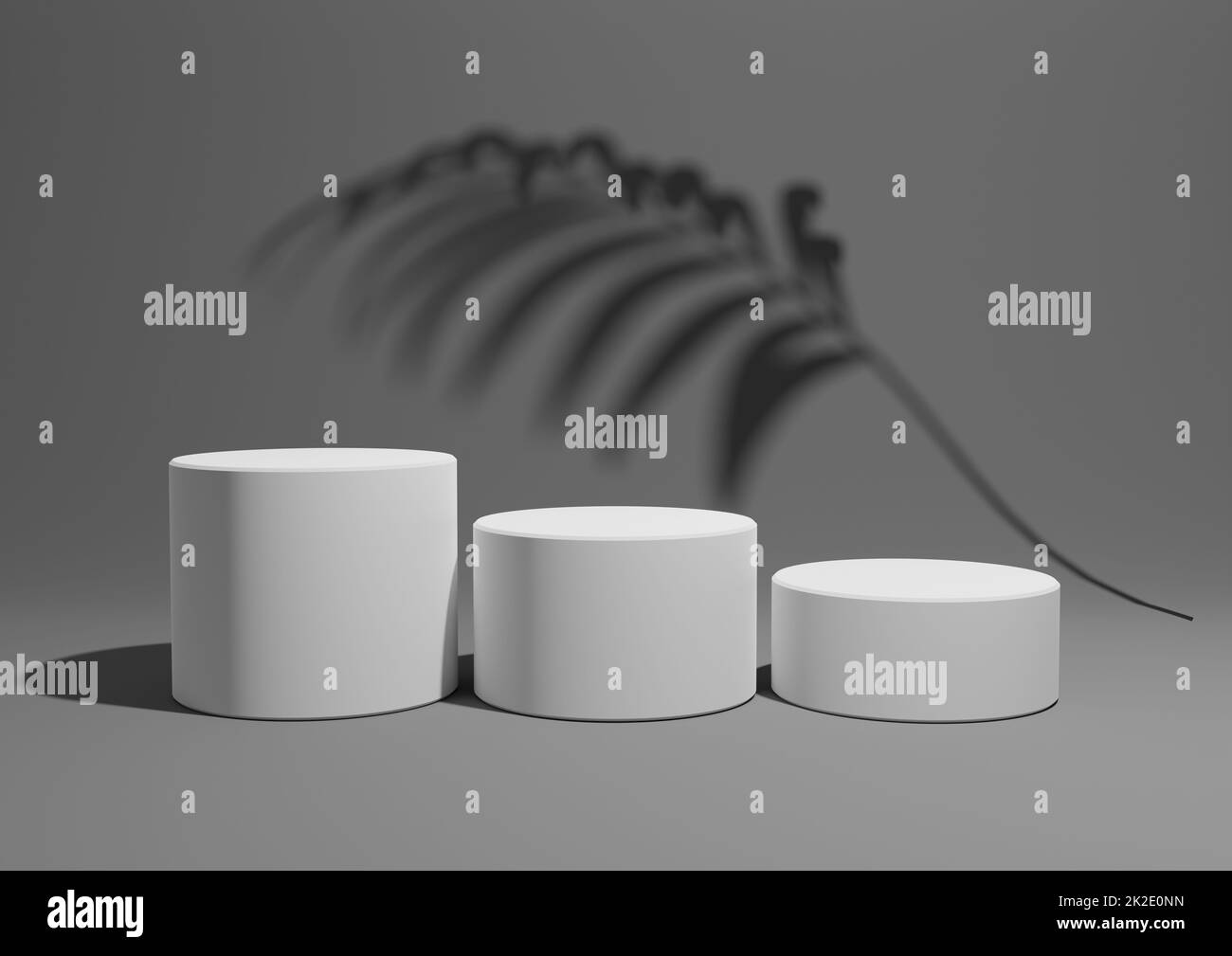 Dark graphite gray, black and white ,3D render of a simple, minimal product display composition ...