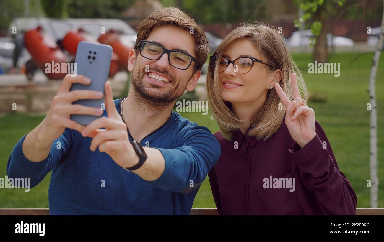 Young man take selfie hi-res stock photography and images - Alamy