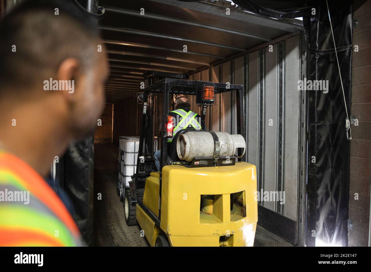 Driver of the loading hi-res stock photography and images - Alamy