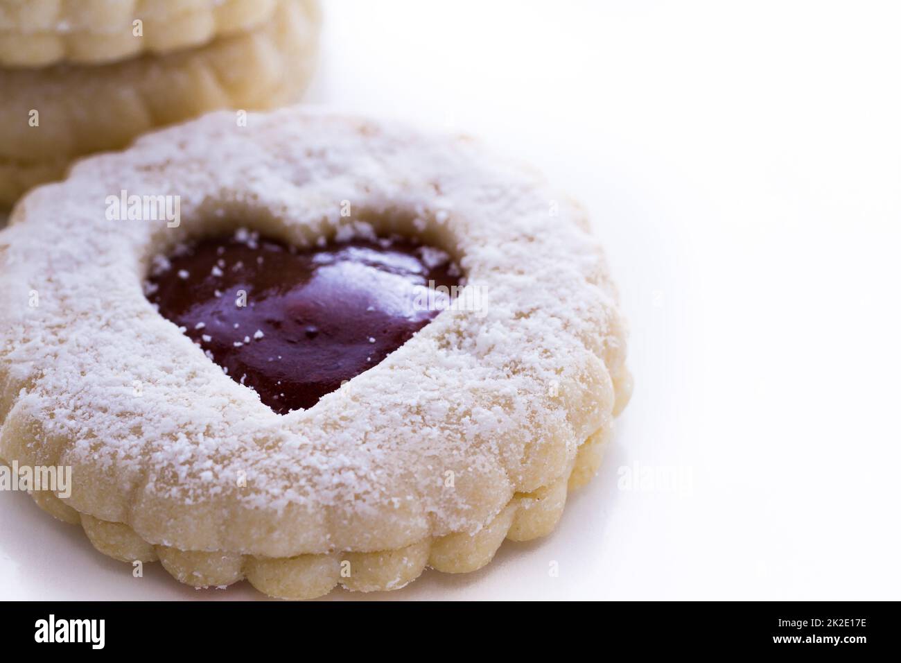 Linzer Torte Cookies Stock Photo - Alamy