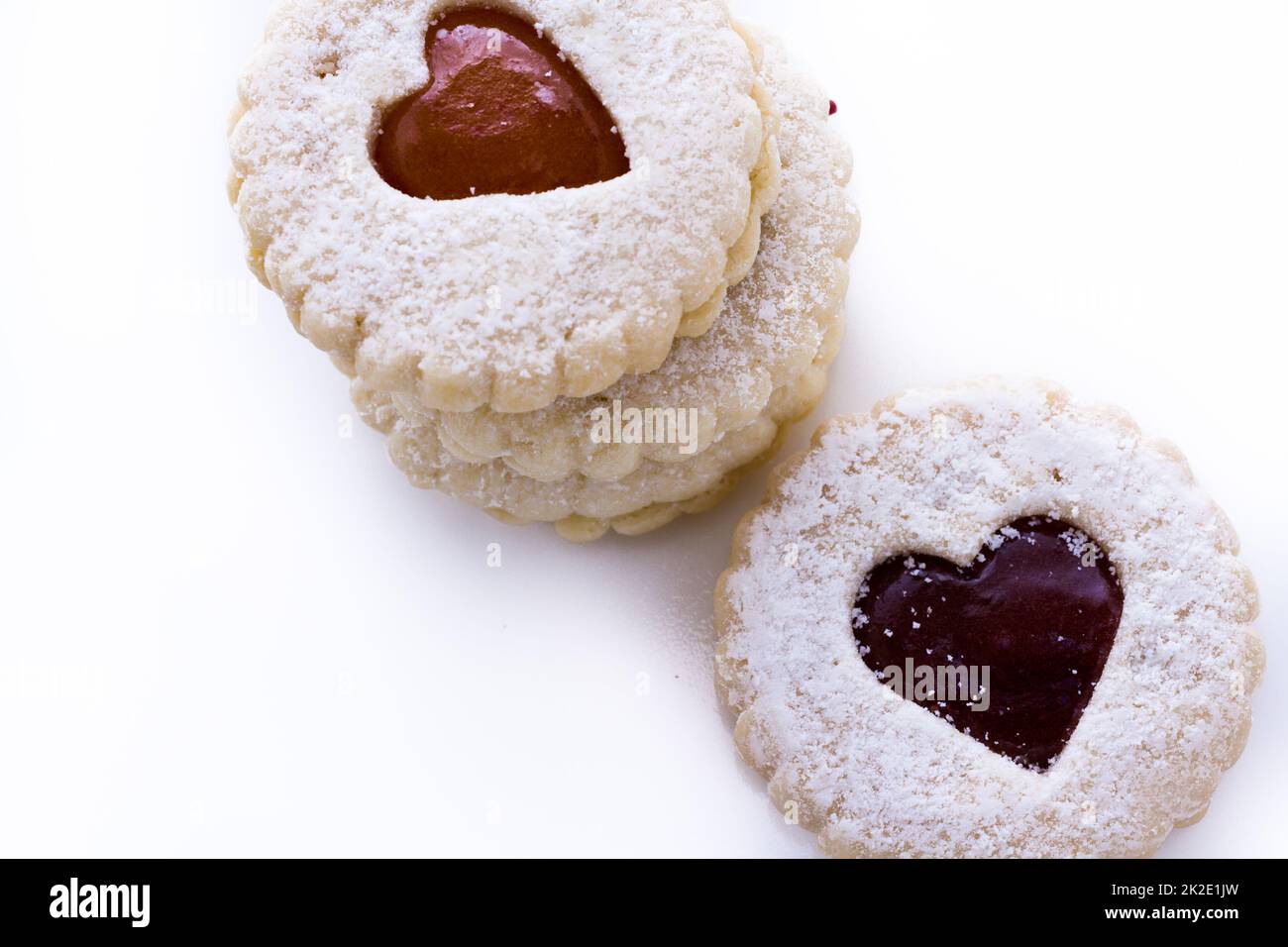 Linzer Torte Cookies Stock Photo - Alamy