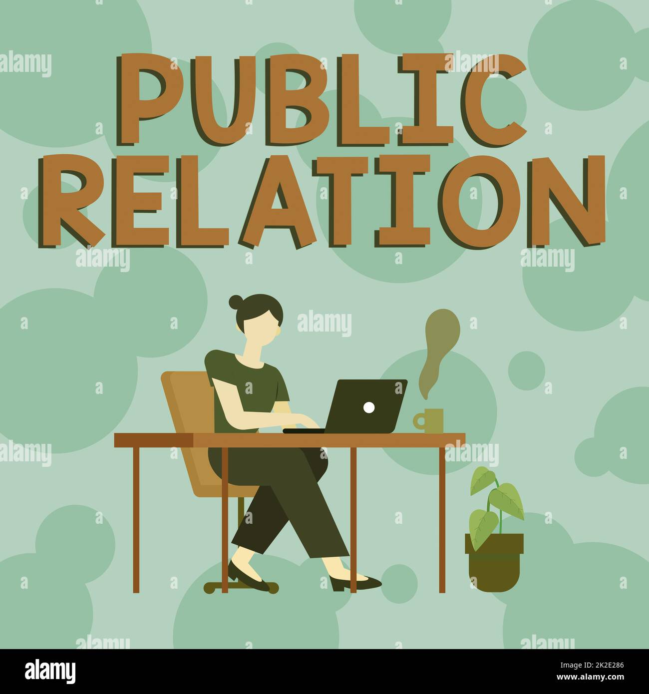 Conceptual caption Public Relation. Business concept practice of ...