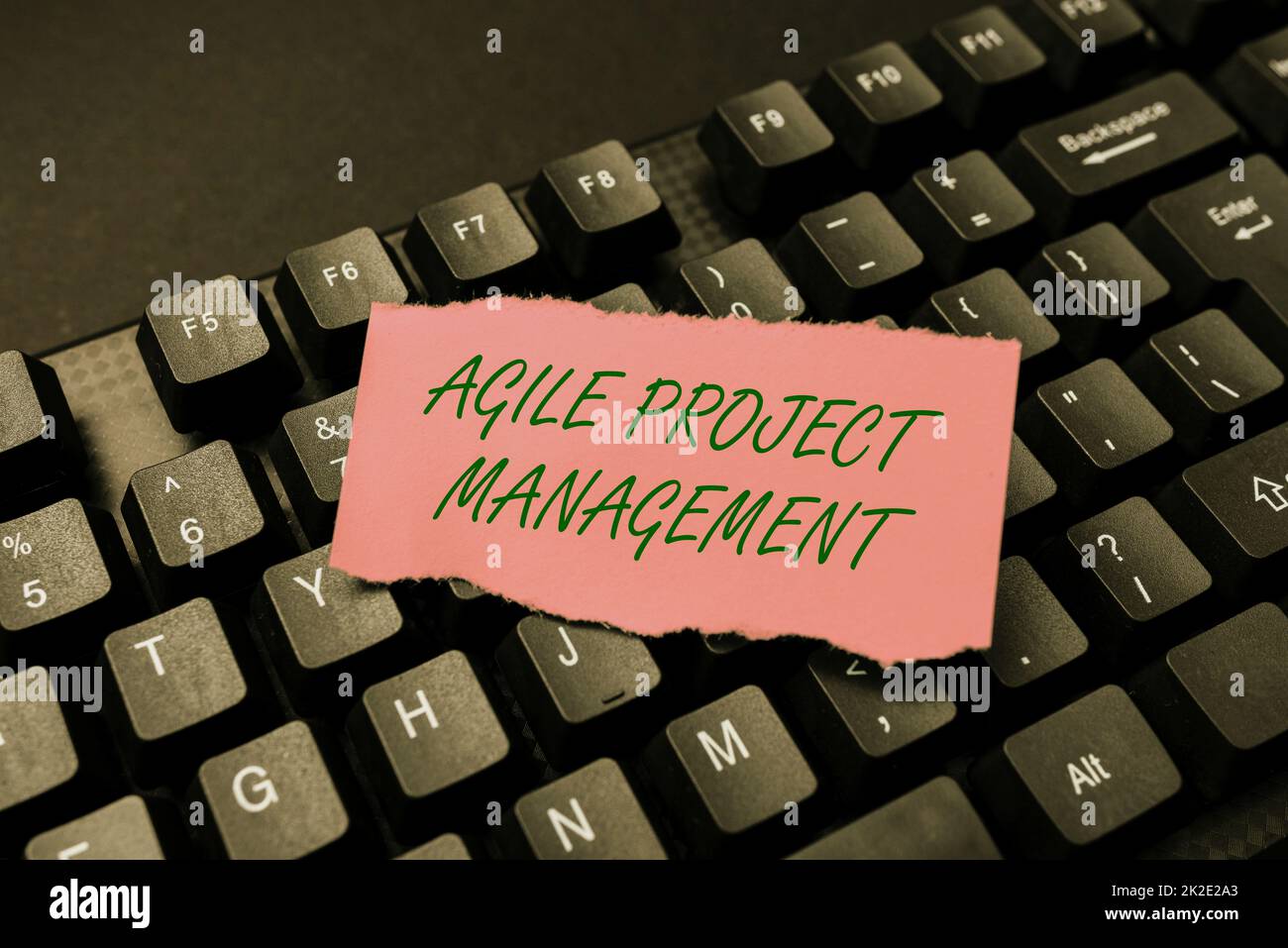 Text sign showing Agile Project Management. Conceptual photo management ... Text sign showing Agile Project Management. Conceptual photo management ...