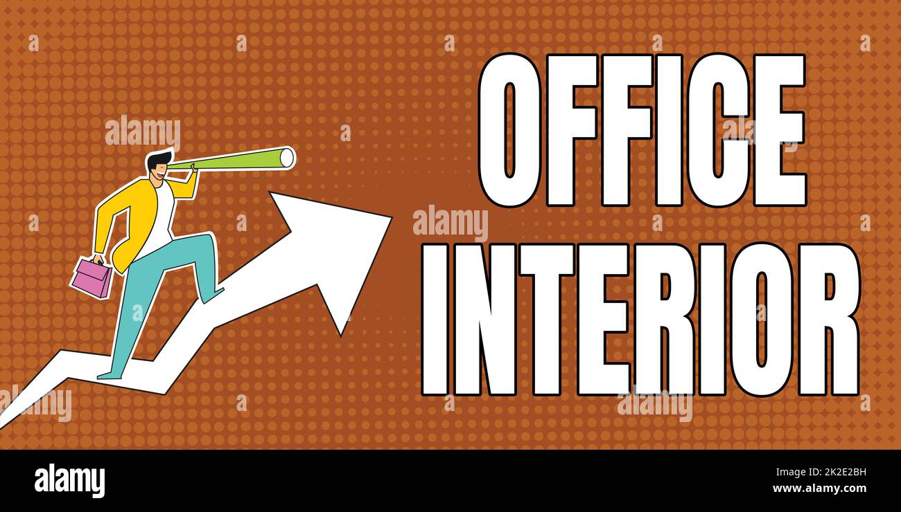 Conceptual display Office Interior. Business overview making indoor ... Conceptual display Office Interior. Business overview making indoor ...