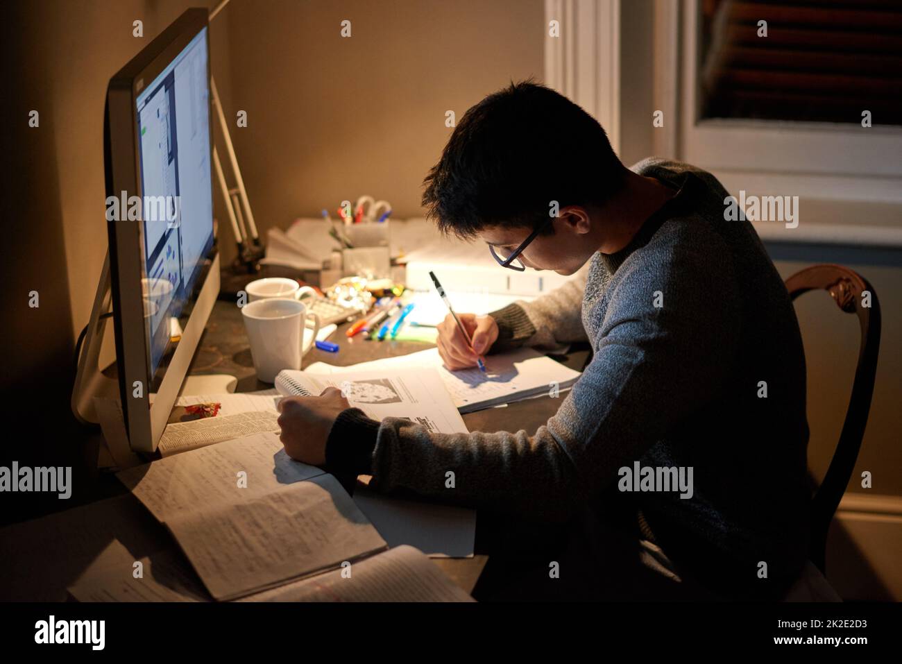 Late studying hi-res stock photography and images - Alamy