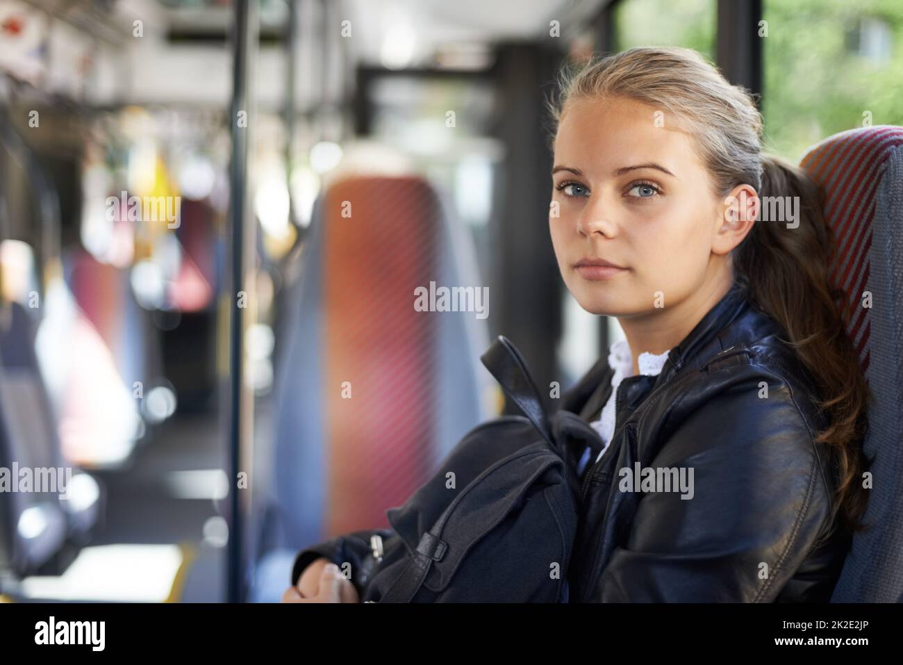 School girls school bus hi-res stock photography and images - Alamy