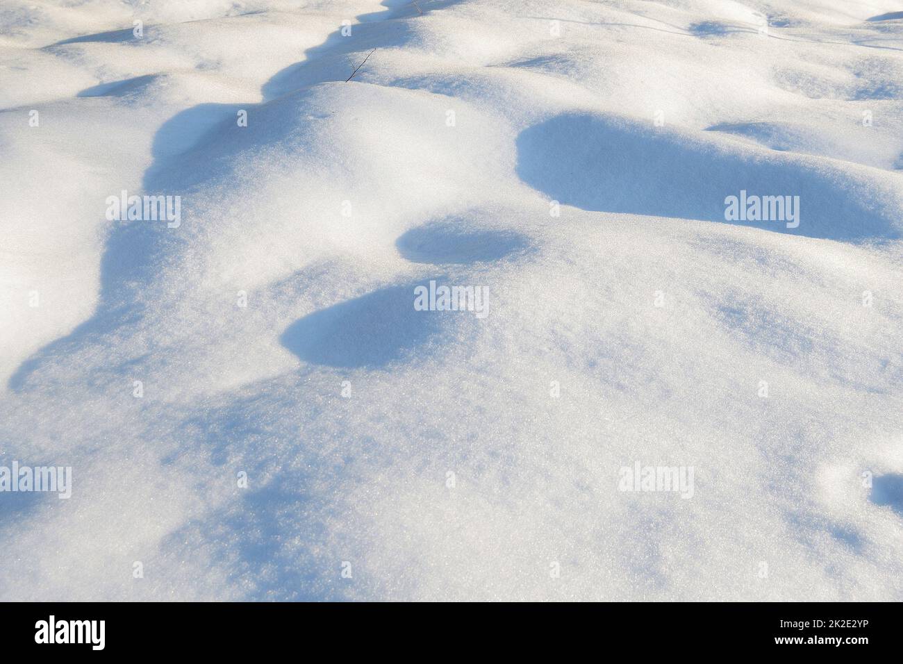 Snow covered fields Stock Photo - Alamy