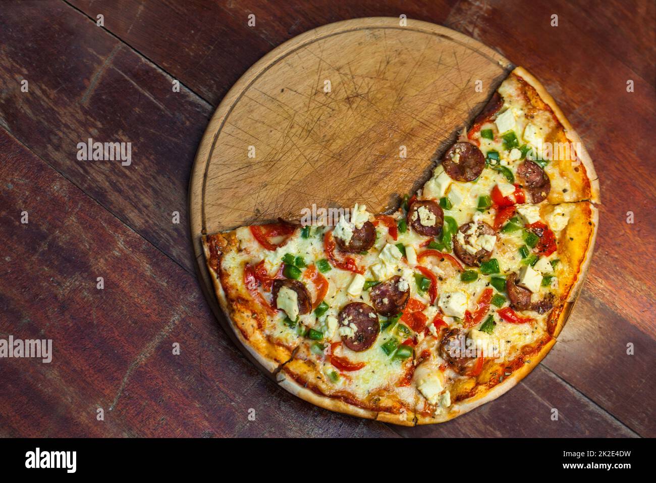 Pizza perfect. Closeup shot of a freshly baked pizza Stock Photo - Alamy