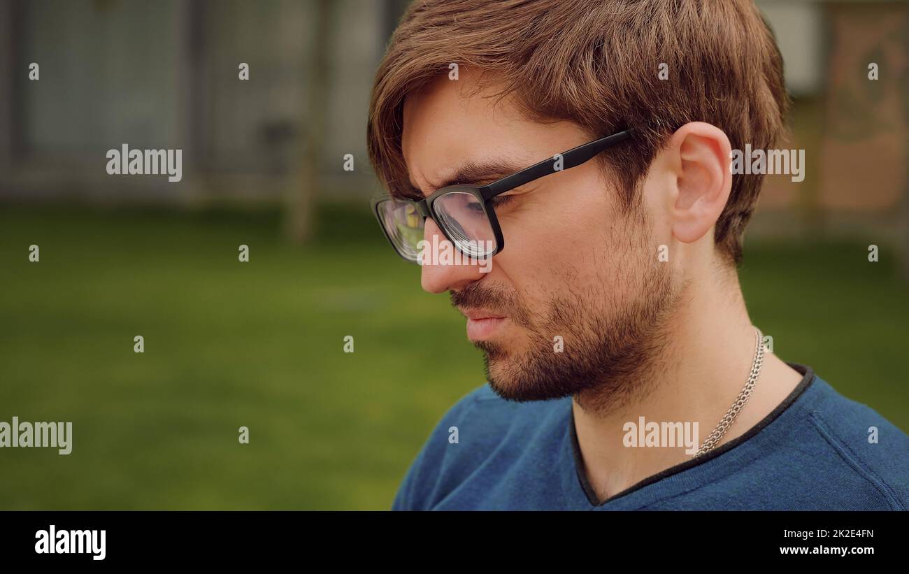 Handsome smiling concentrated young african hi-res stock photography ...