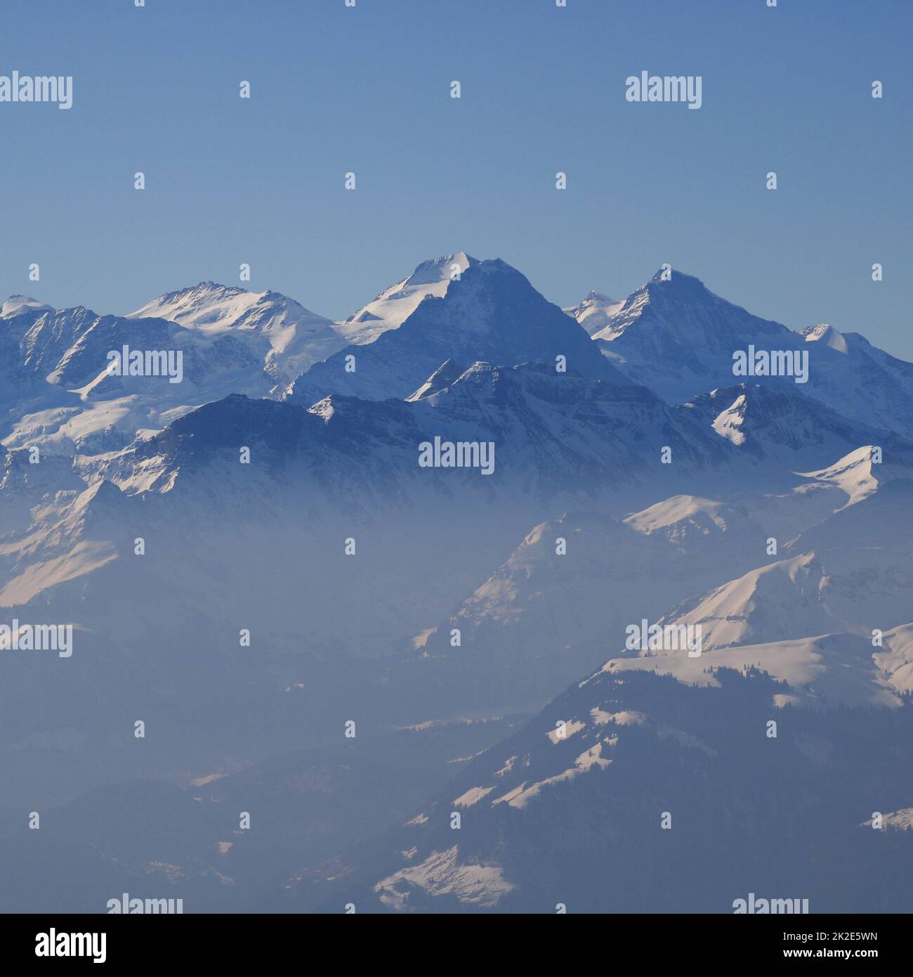 Eiger monch swiss mountains peaks hi-res stock photography and images ...