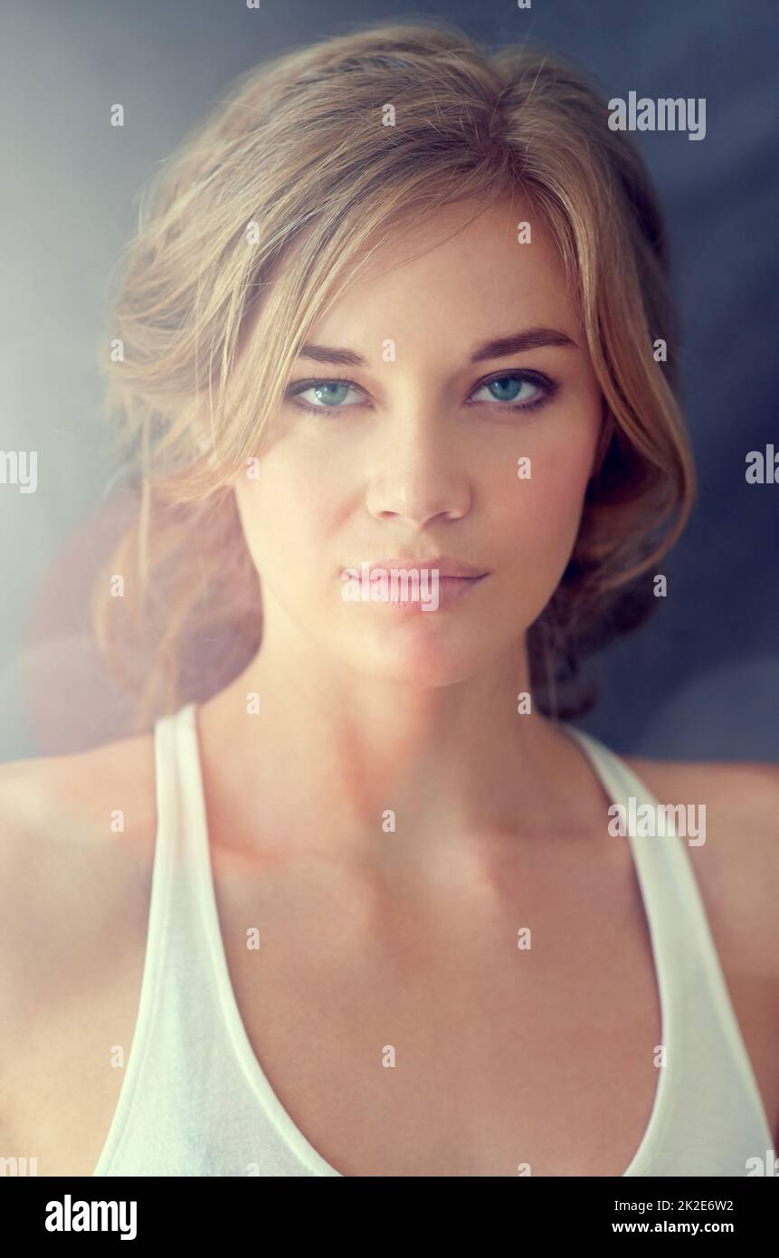 Always wear your invisible crown. Portrait of a beautiful young woman ...