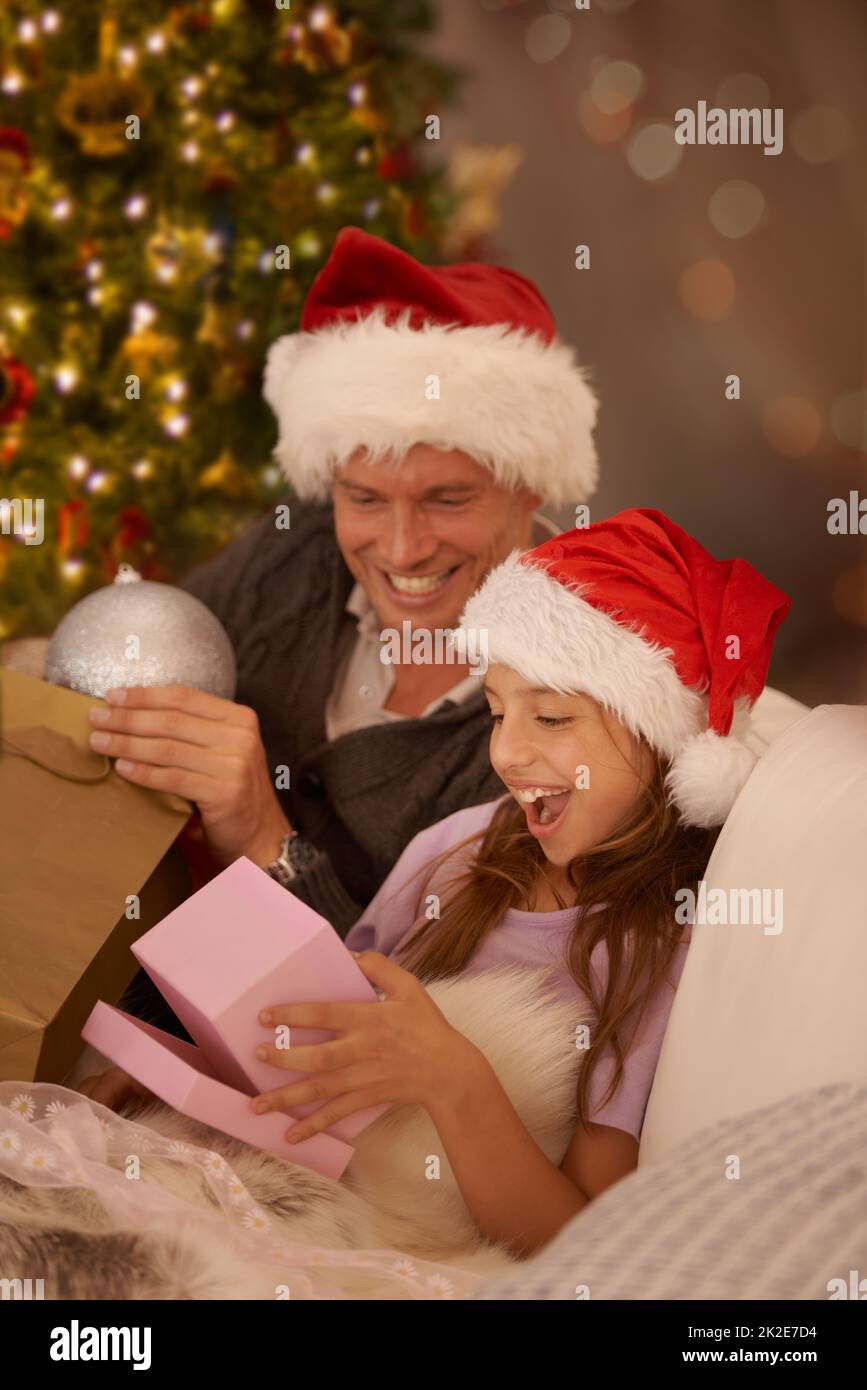 Making her happy is the only gift he needs. A father and his daughter ...