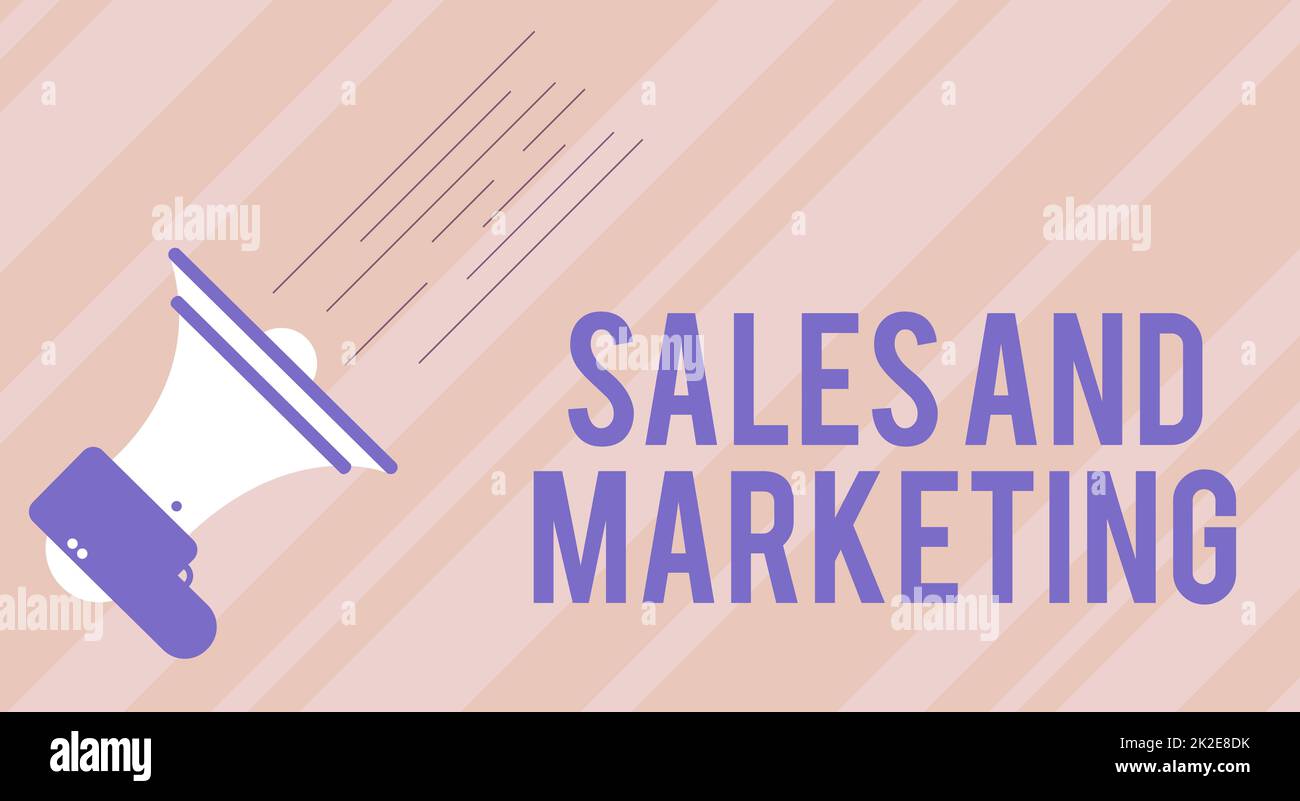 Inspiration showing sign Sales And Marketing. Word for Promotion ...