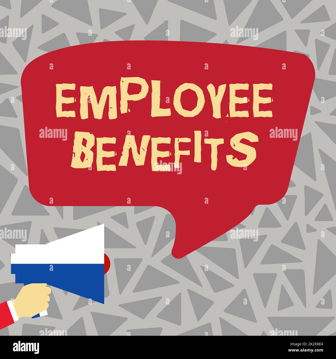 Conceptual display Employee Benefits. Business concept Indirect and ...