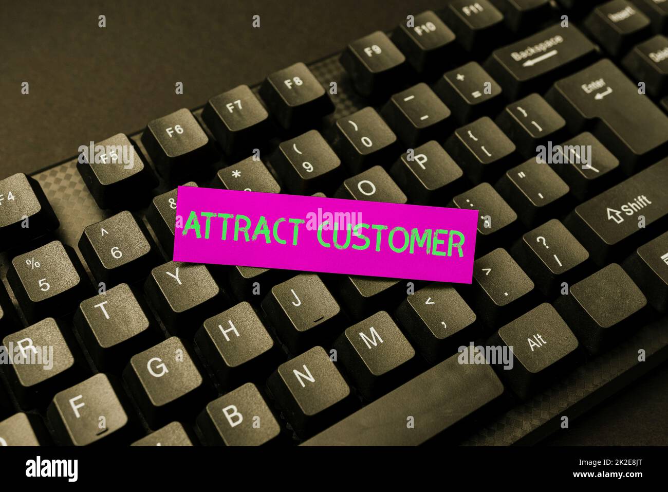 Text Caption Presenting Attract Customer Business Concept Enthusiasm