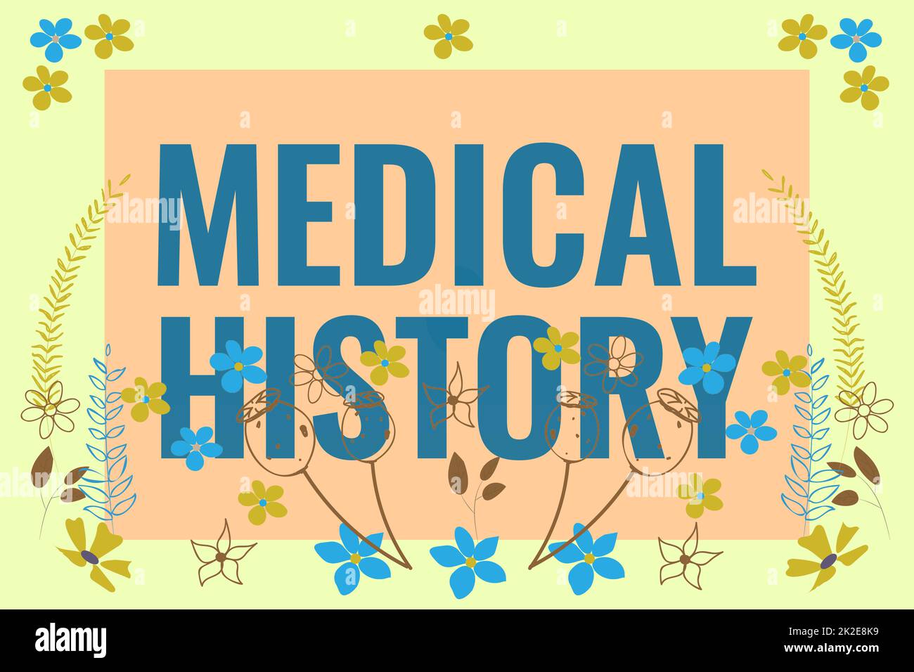 Conceptual display Medical History. Business showcase the past ...