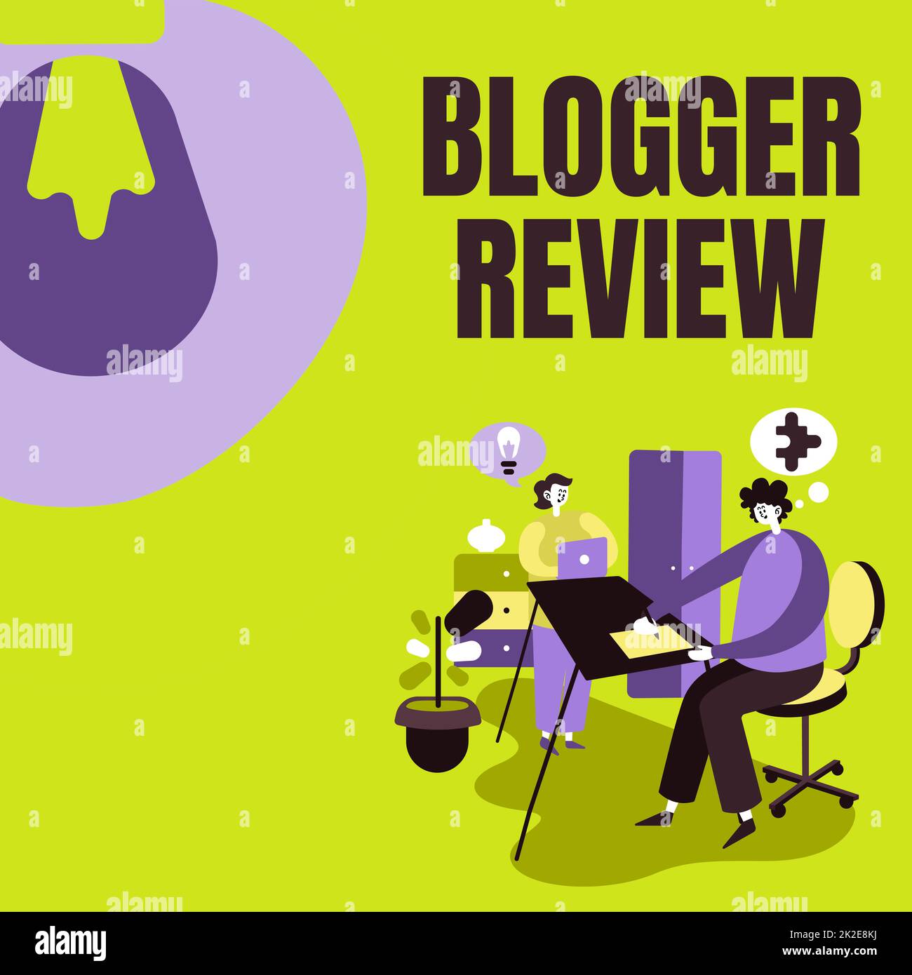 Handwriting text Blogger Review. Business concept making a critical ...