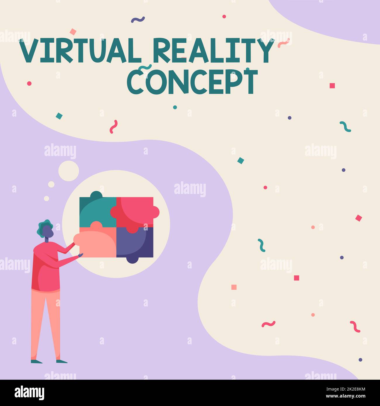 Sign displaying Virtual Reality Concept. Word Written on Virtual ...