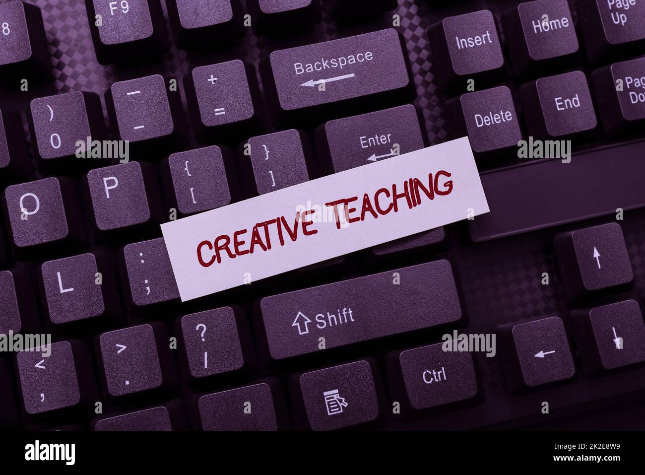 Text showing inspiration Creative Teaching. Internet Concept the act of ...