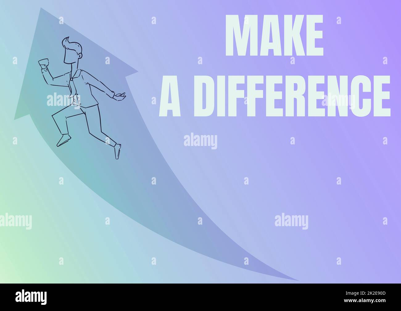 Inspiration showing sign Make A Difference. Business overview Mark an ...