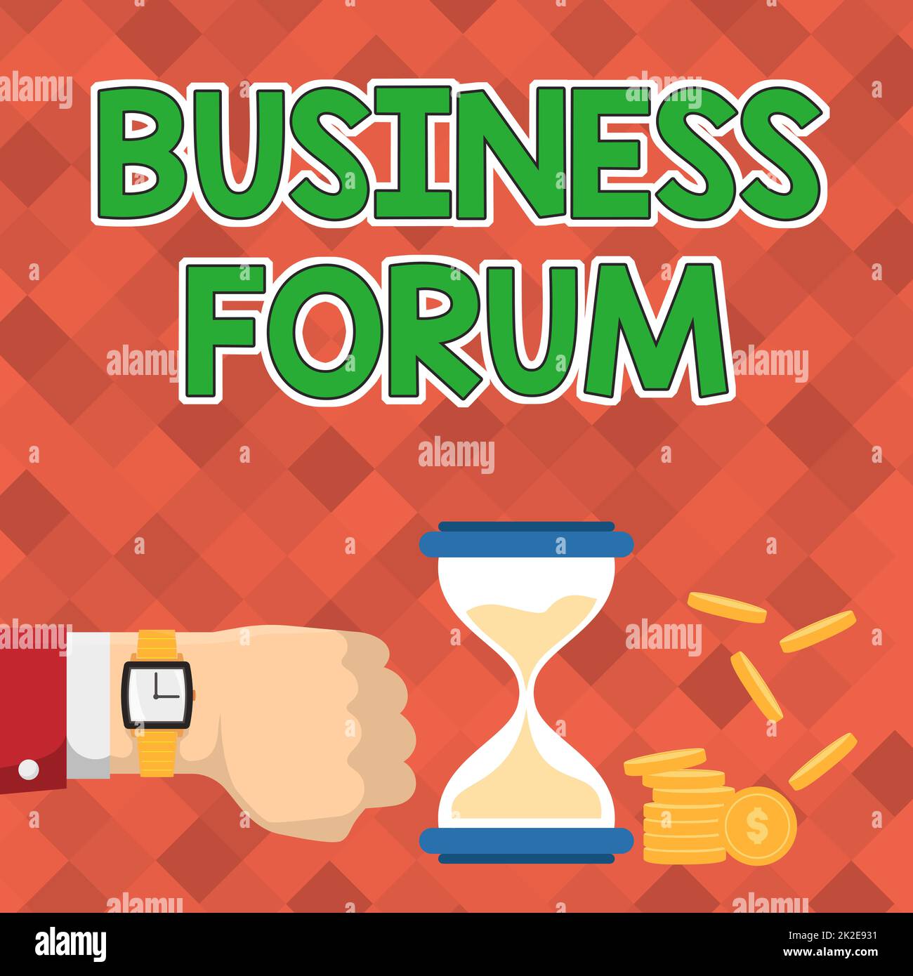Writing displaying text Business Forum. Business concept place in which ...