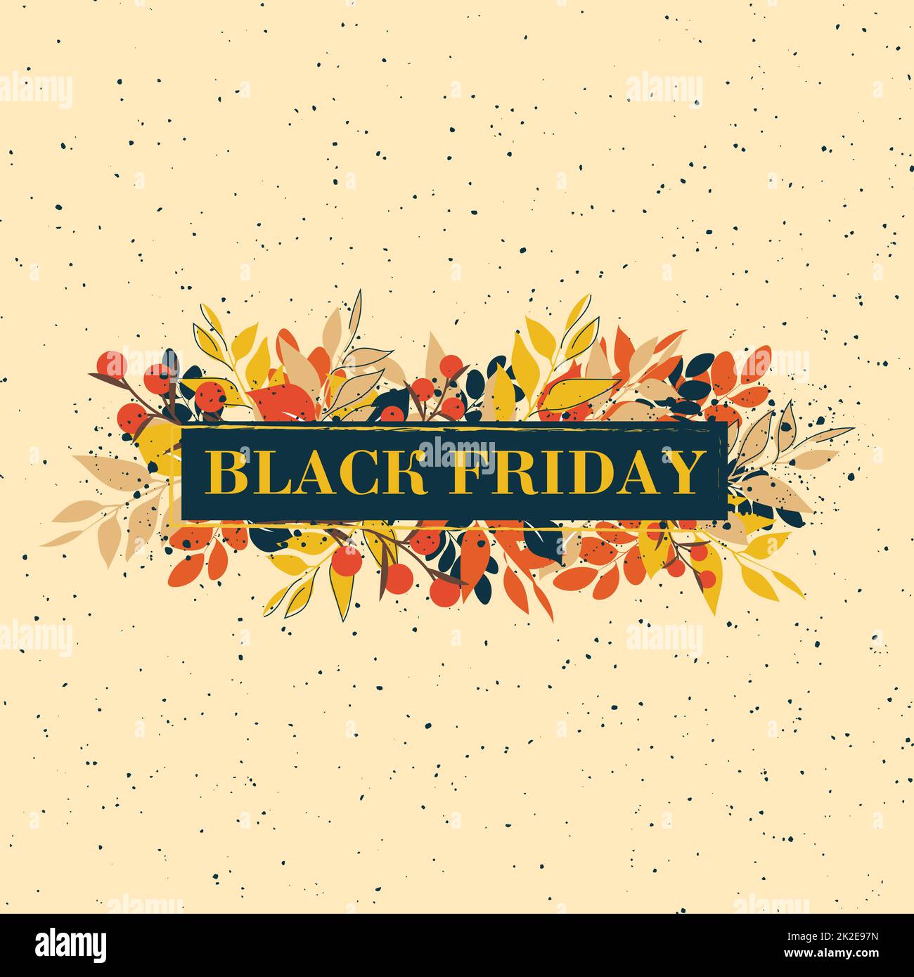 Promotional web banner template BLACK FRIDAY - Vector illustration ...