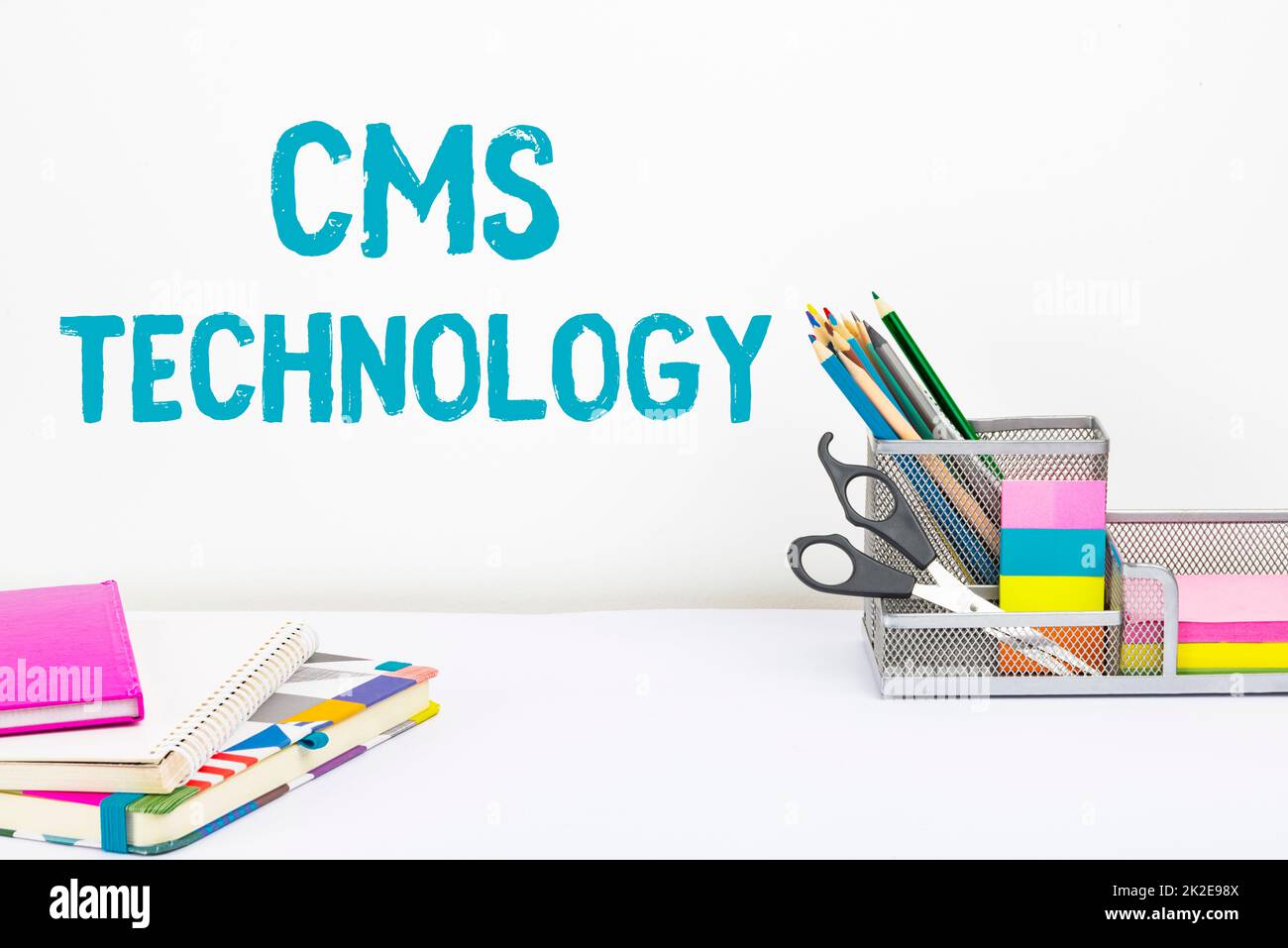 Hand Writing Sign Cms Technology Word For Programs That Are Used To Create And Manage Digital