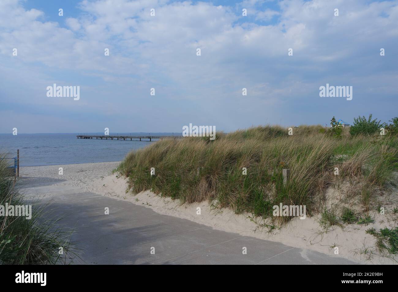 Baltic Sea beach access, Lubmin Stock Photo - Alamy