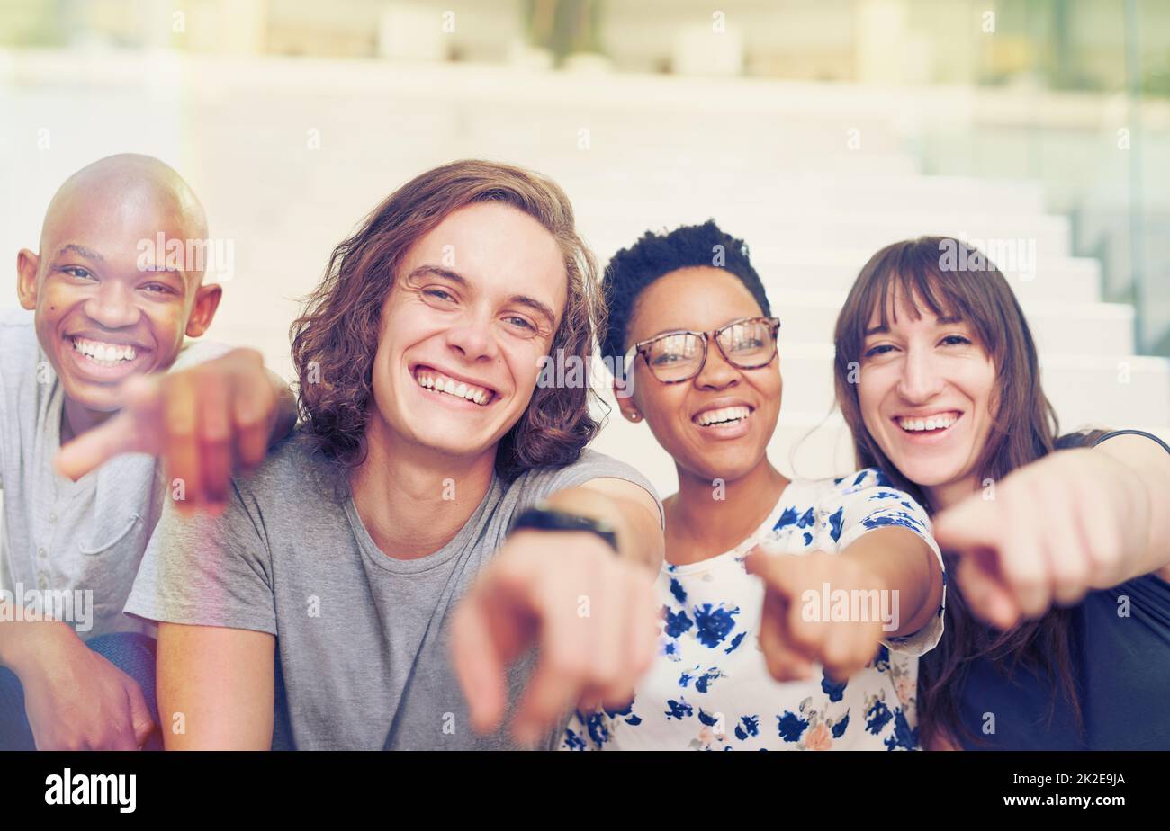 People pointing hi-res stock photography and images - Alamy