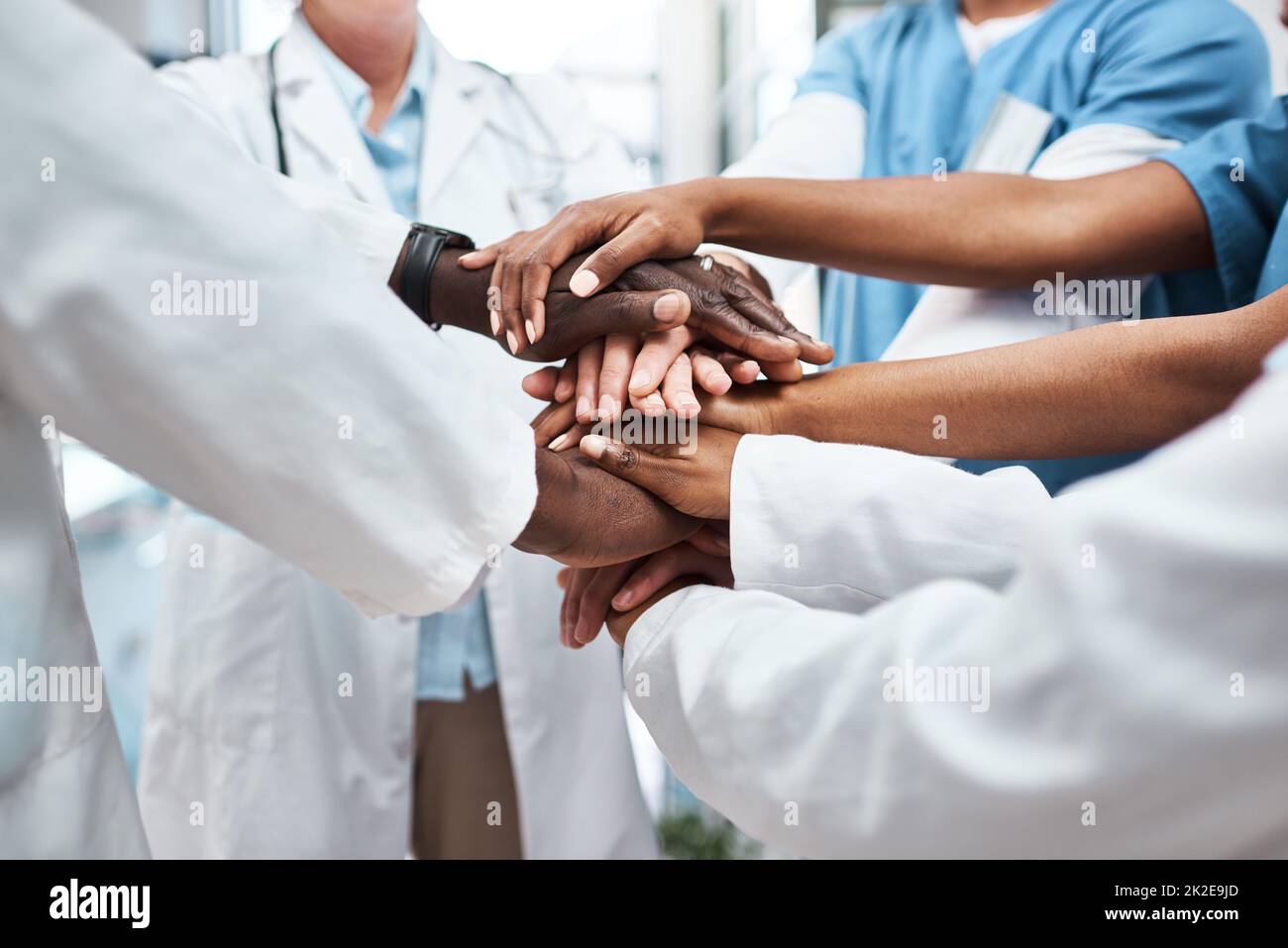 The value of collaboration is immeasurable. Closeup shot of a group of ...