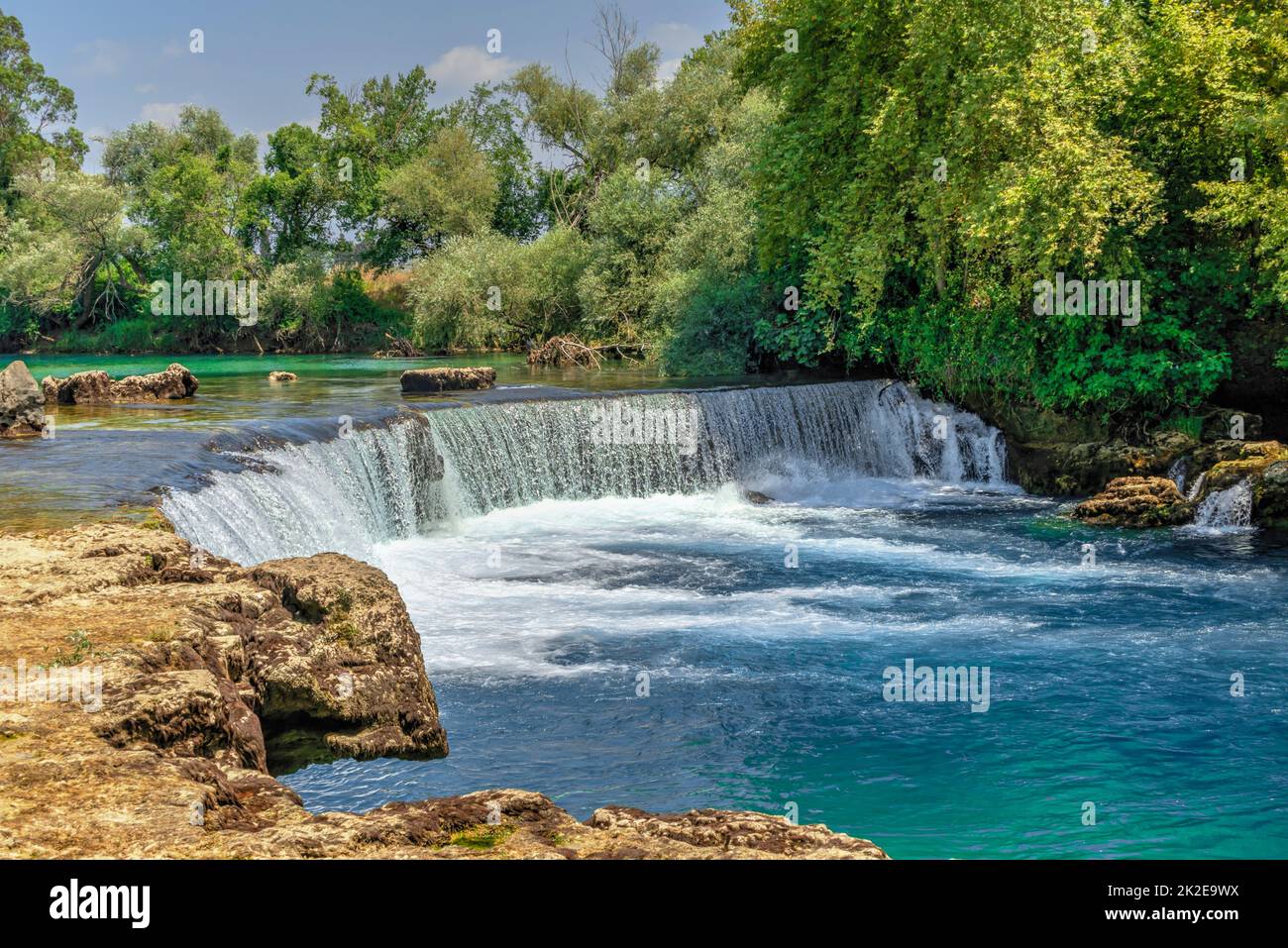 Manavgat waterfall in Antalya province of Turkey Stock Photo - Alamy
