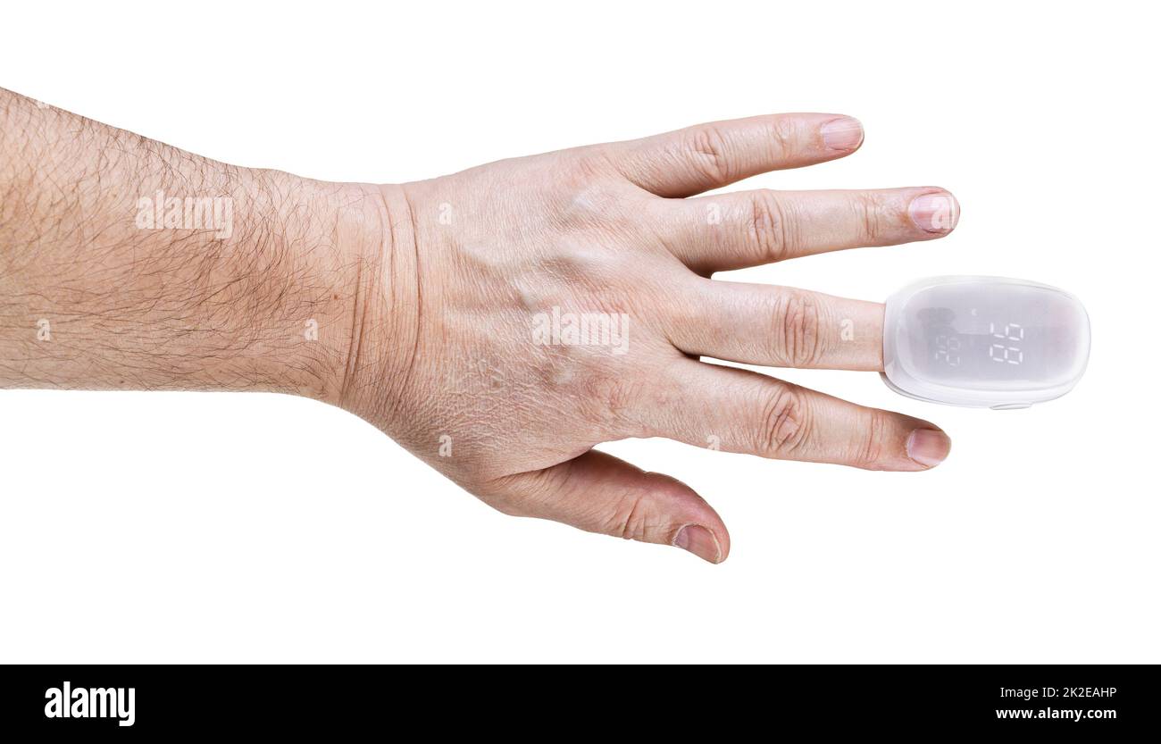 Pulse oximeter and probe hi-res stock photography and images - Alamy