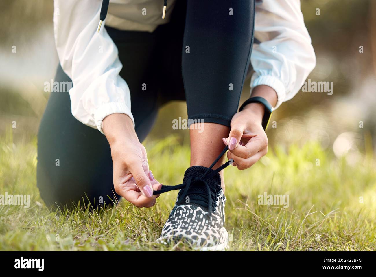 Get yourself ready for a good workout. Closeup shot of an ...