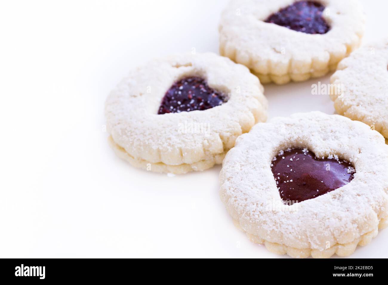 Linzer Torte Cookies Stock Photo - Alamy