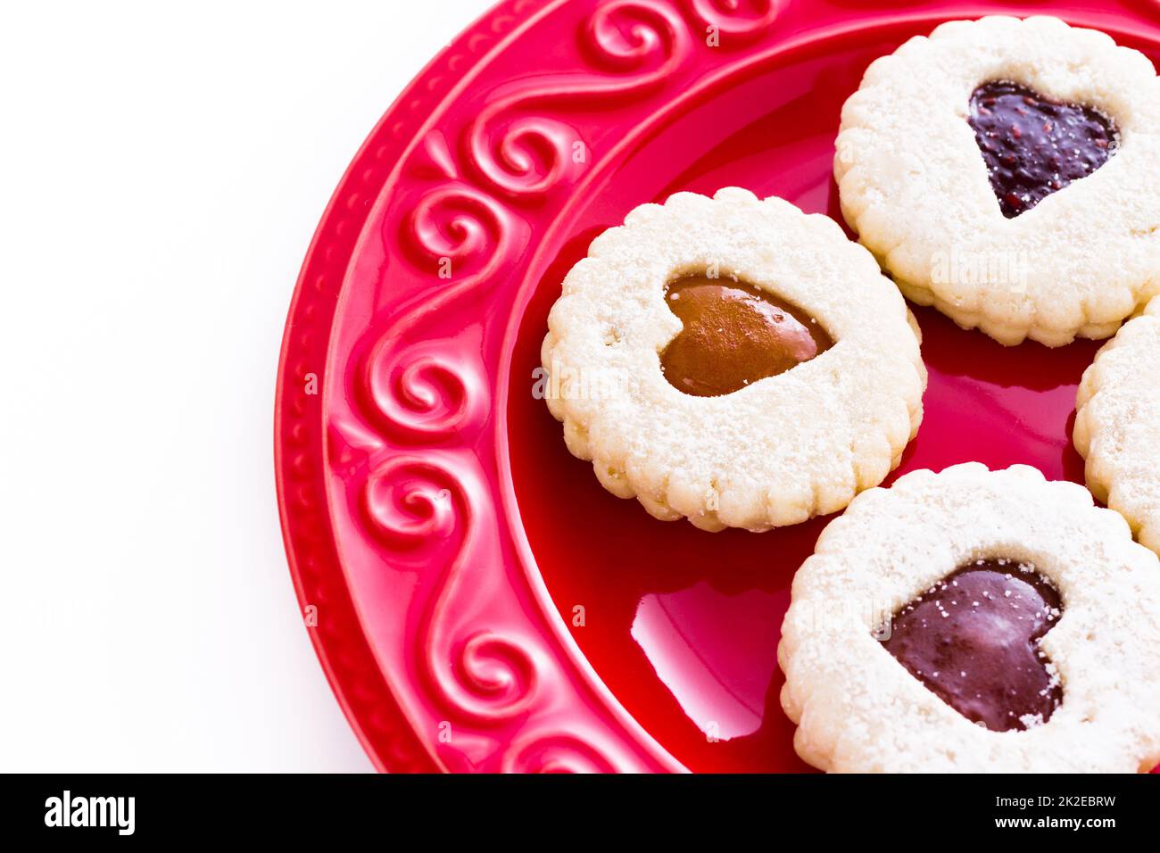 Linzer Torte Cookies Stock Photo - Alamy