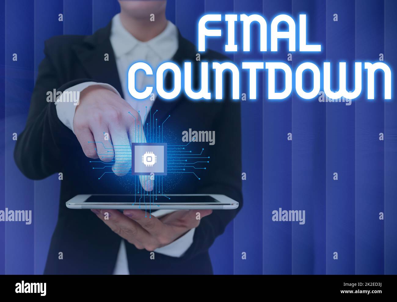 Text showing inspiration Final Countdown. Word Written on Last moment ...