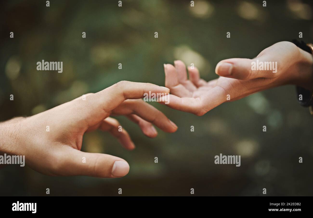 Couple touch hi-res stock photography and images - Alamy