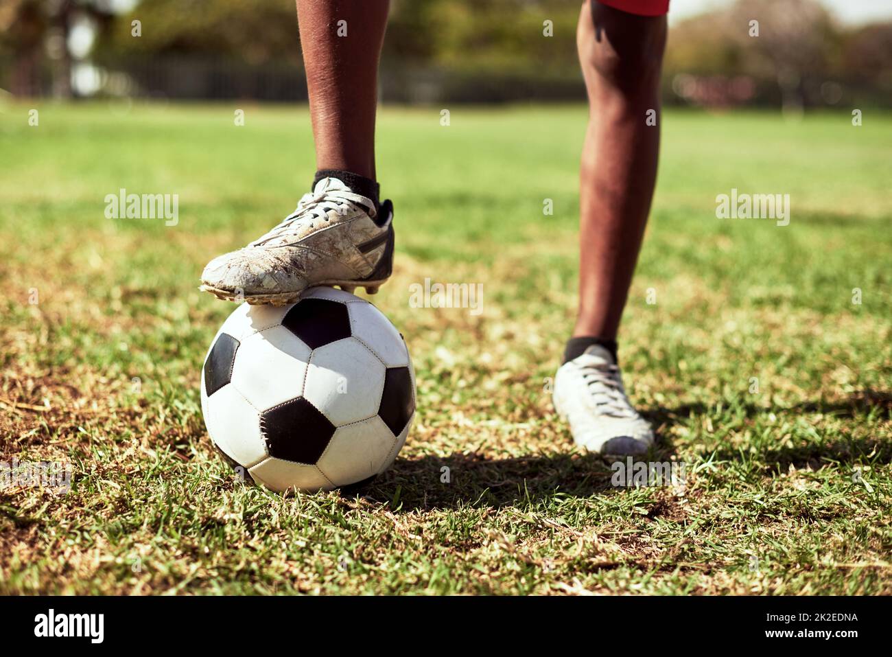 Children playing soccer in field hi-res stock photography and images ...