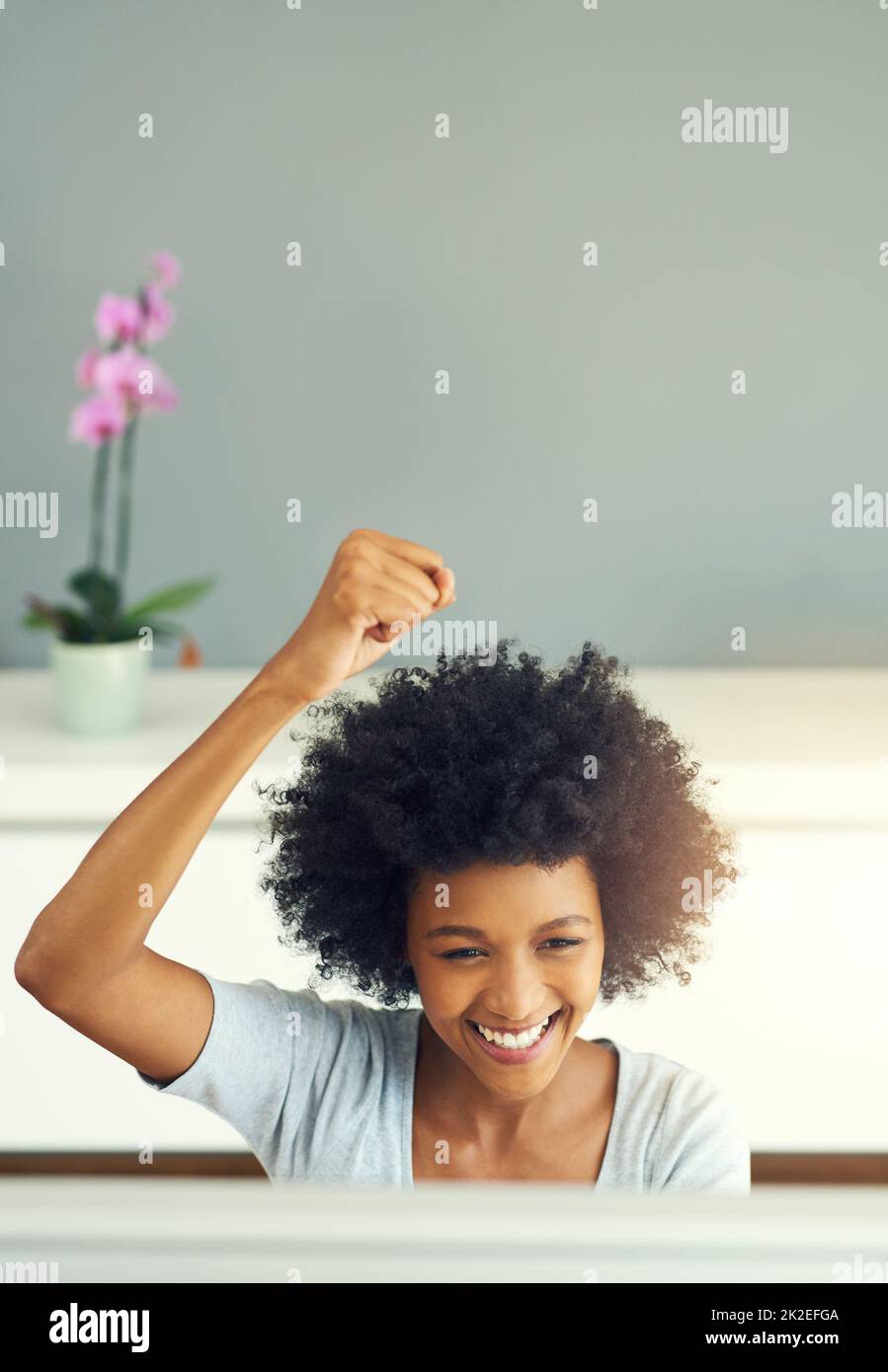 She Finds Success In Helping Others Cropped Shot Of An Attractive Young Businesswoman Cheering