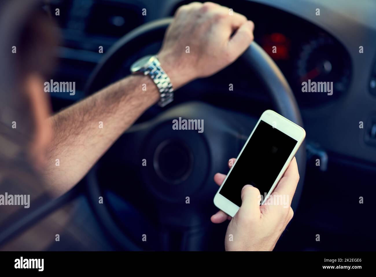 Waiting for his navigation to commence. Cropped shot of a ...