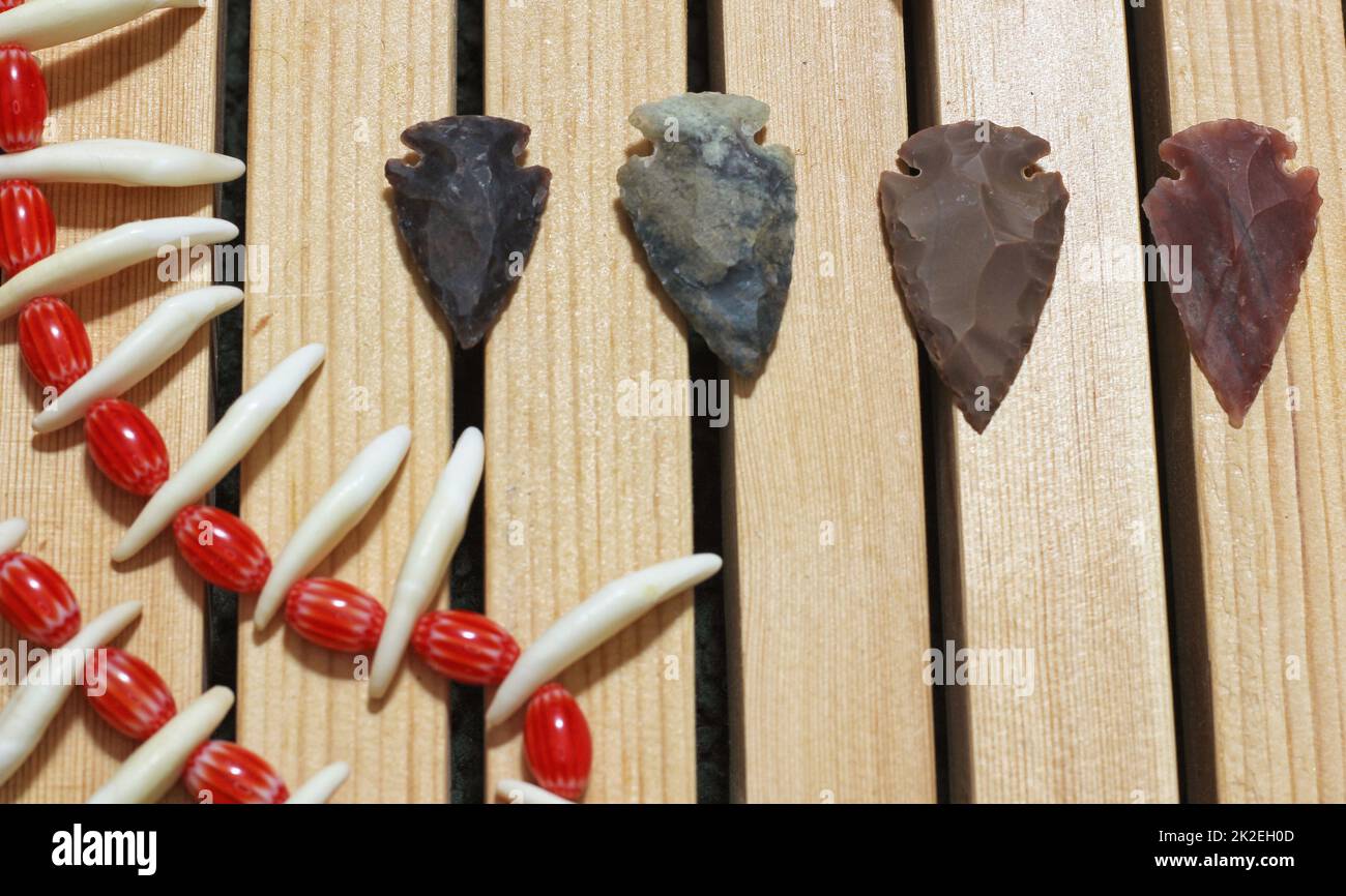 Obsidian spear head hi-res stock photography and images - Alamy