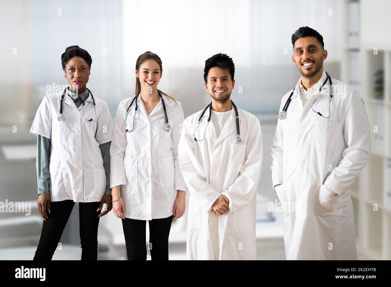 Diverse African Group Of Medical Doctors Stock Photo - Alamy