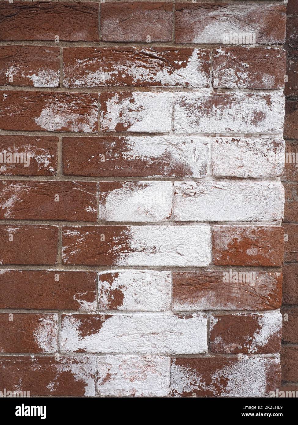 efflorescence on brick wall Stock Photo - Alamy