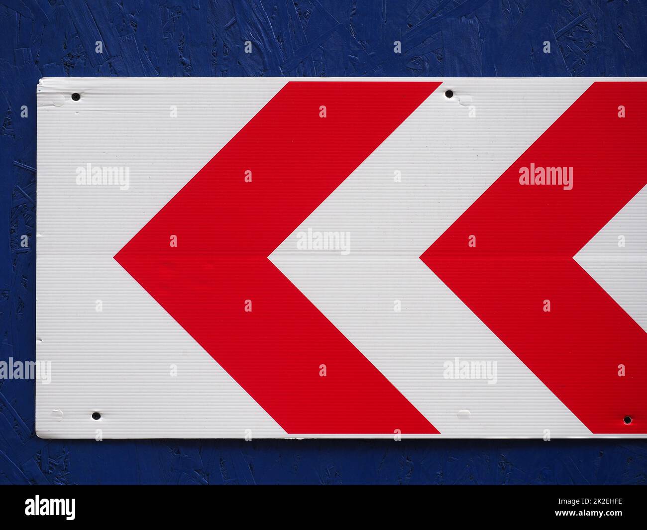 red white striped sign Stock Photo - Alamy
