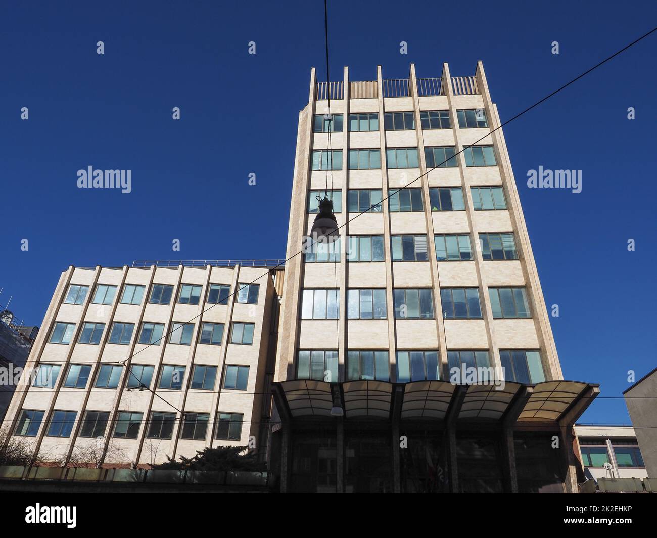 Corso Matteotti 8 building in Turin Stock Photo - Alamy