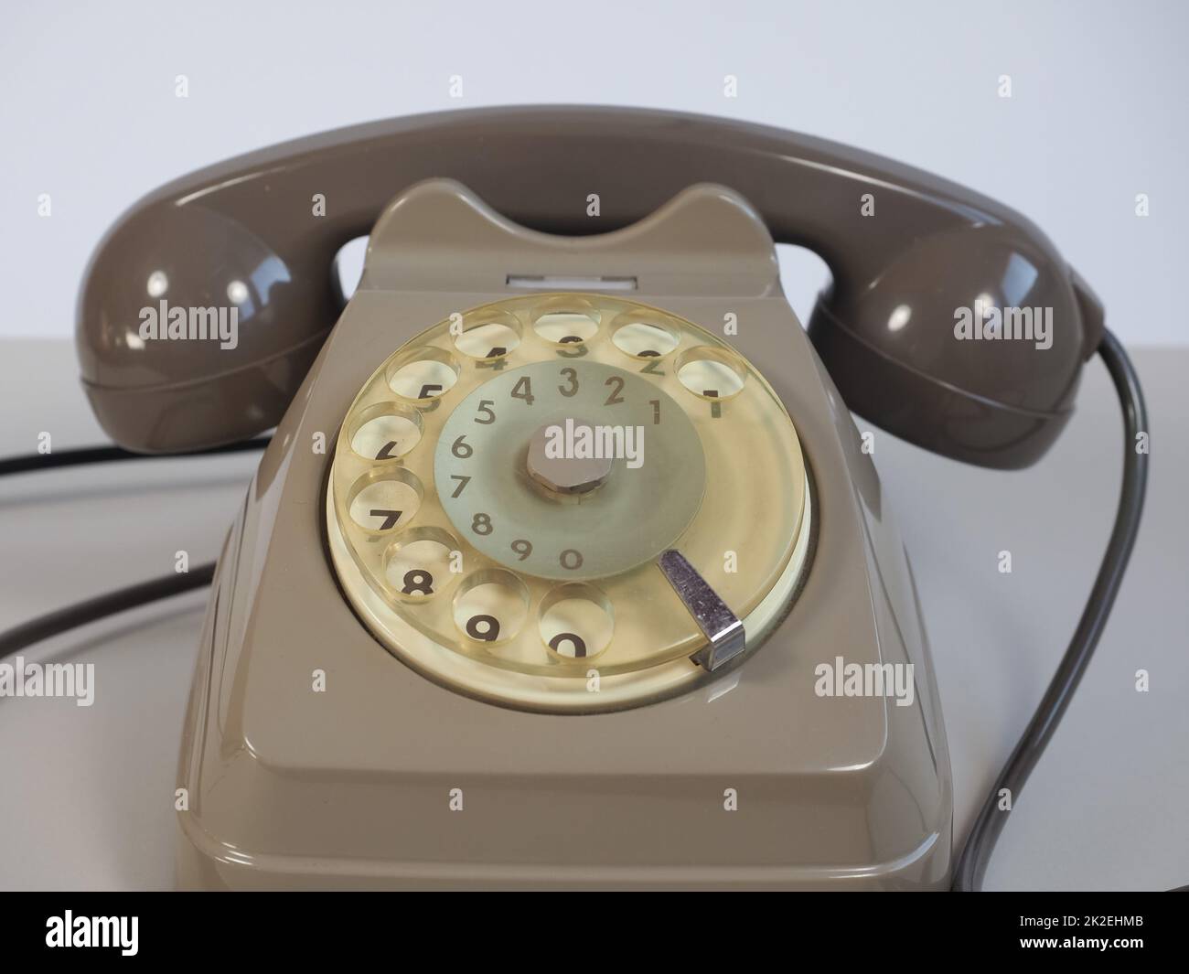 Vintage rotary dial telephone Stock Photo - Alamy
