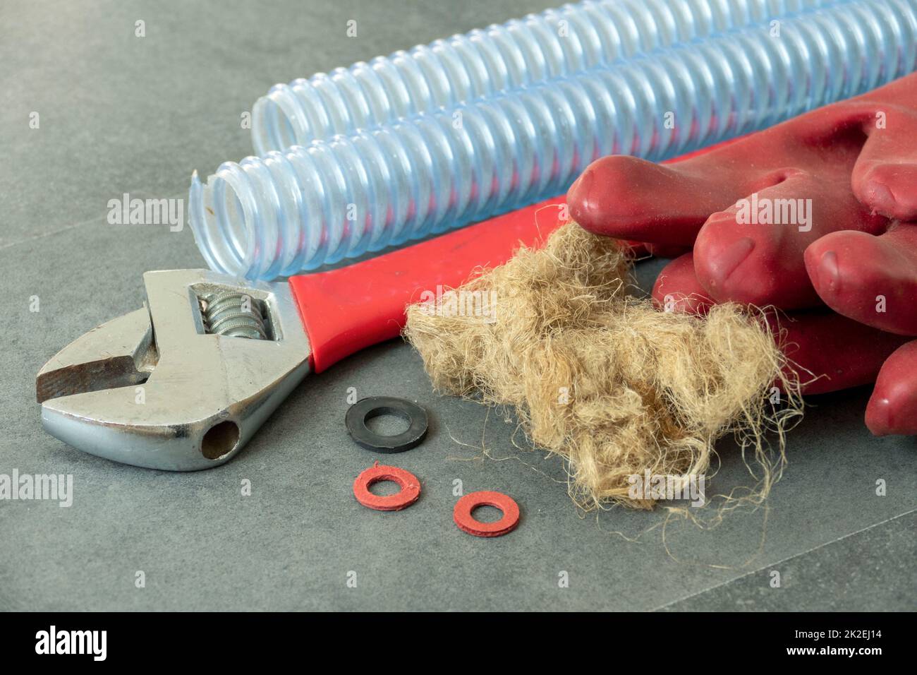 serrated kitchen drain pipe and wrench,-plumbing works-plumbing ...