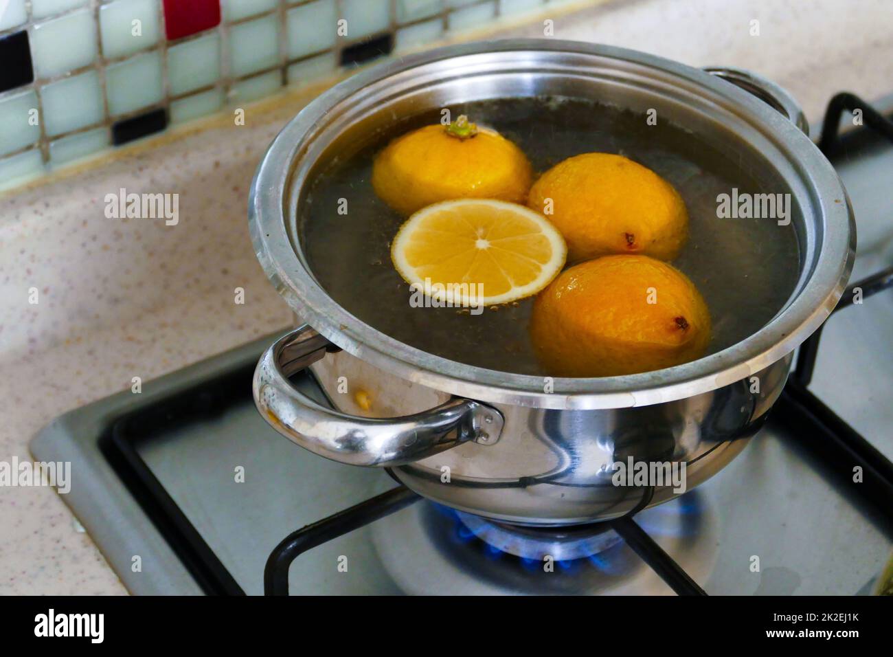 Fruit boiling in a pot hi-res stock photography and images - Alamy