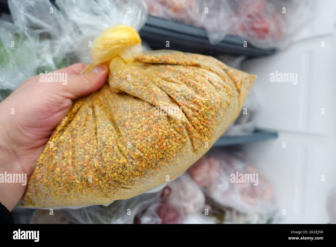 natural vitamin bee pollen for human health, fresh bee pollen in the ...