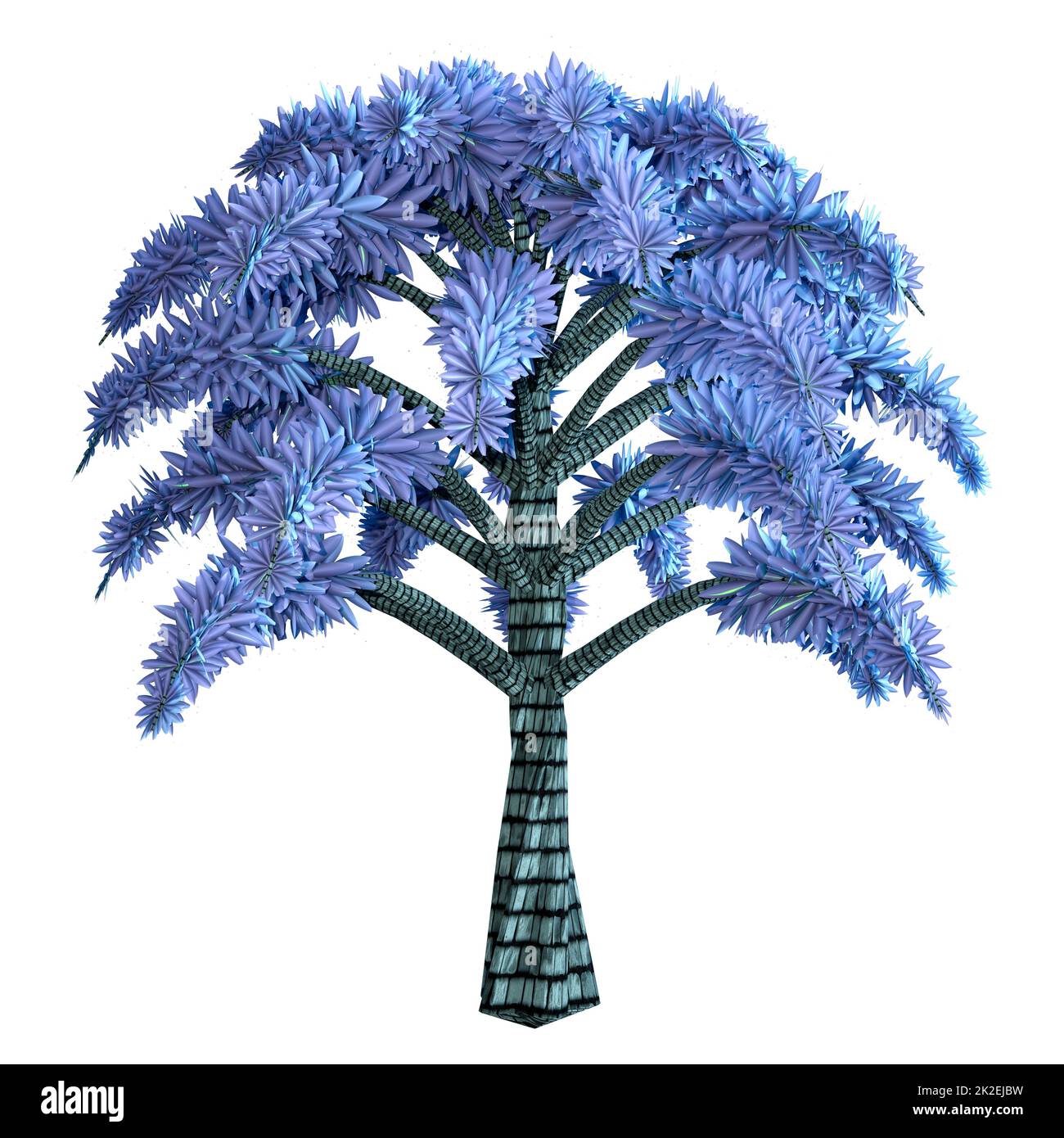 3D Rendering Alien Tree on White Stock Photo - Alamy